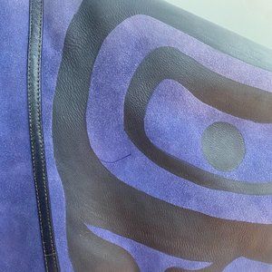Betty David | Jackets & Coats | Betty David Custom Blue Painted ...